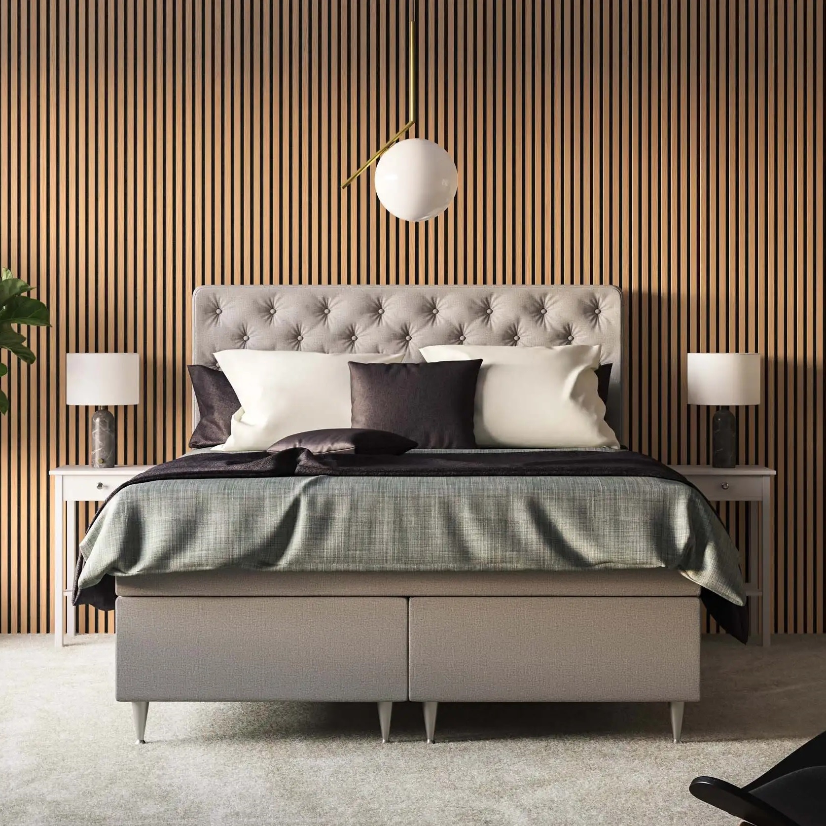 Pannello Decorativo 3D in MDF Laminato Effetto Legno Rovere Grigio mm ...